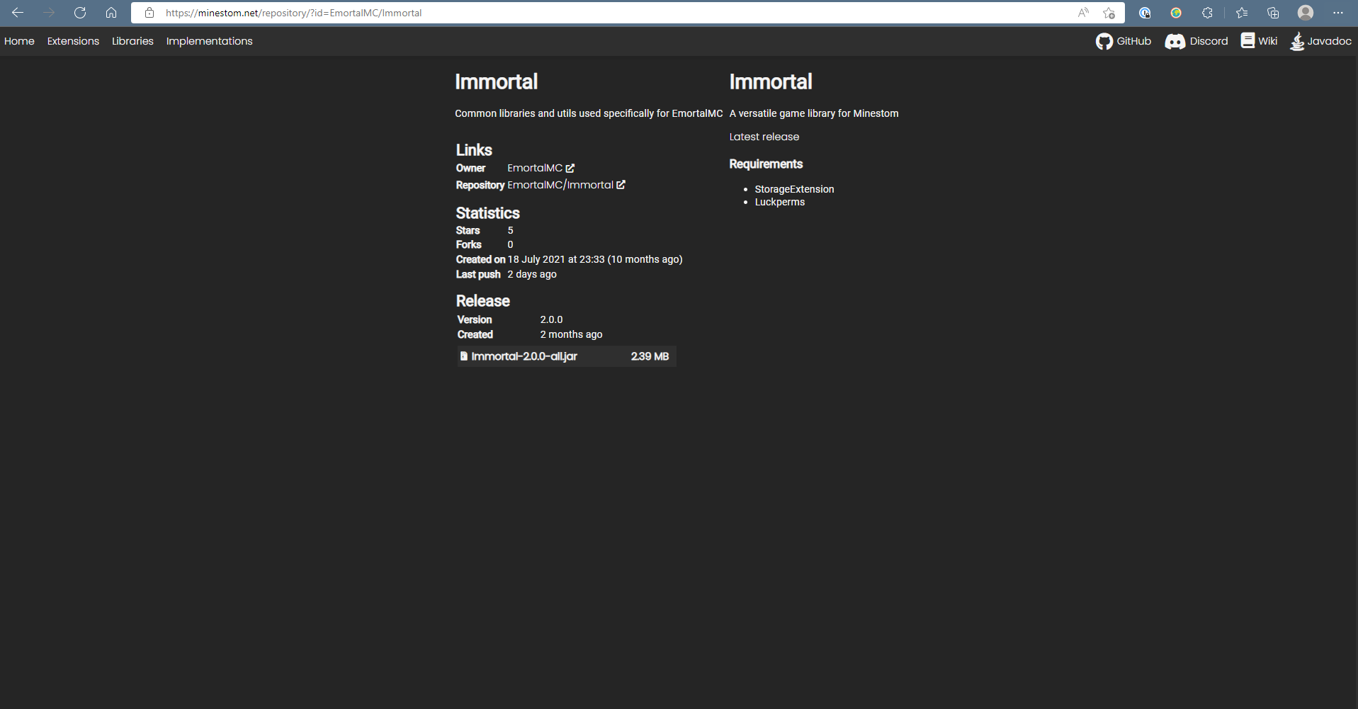 Add downloadable file - extension · Minestom Minestom · Discussion #1149 · GitHub