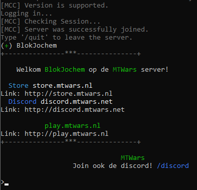 Code example · MCCTeam Minecraft-Console-Client · Discussion #2051 · GitHub