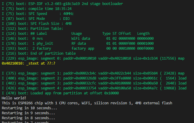 nothing after boot: Loaded app from partition at offset 0x10000 (GIT8266O-544) · Issue #967 ...