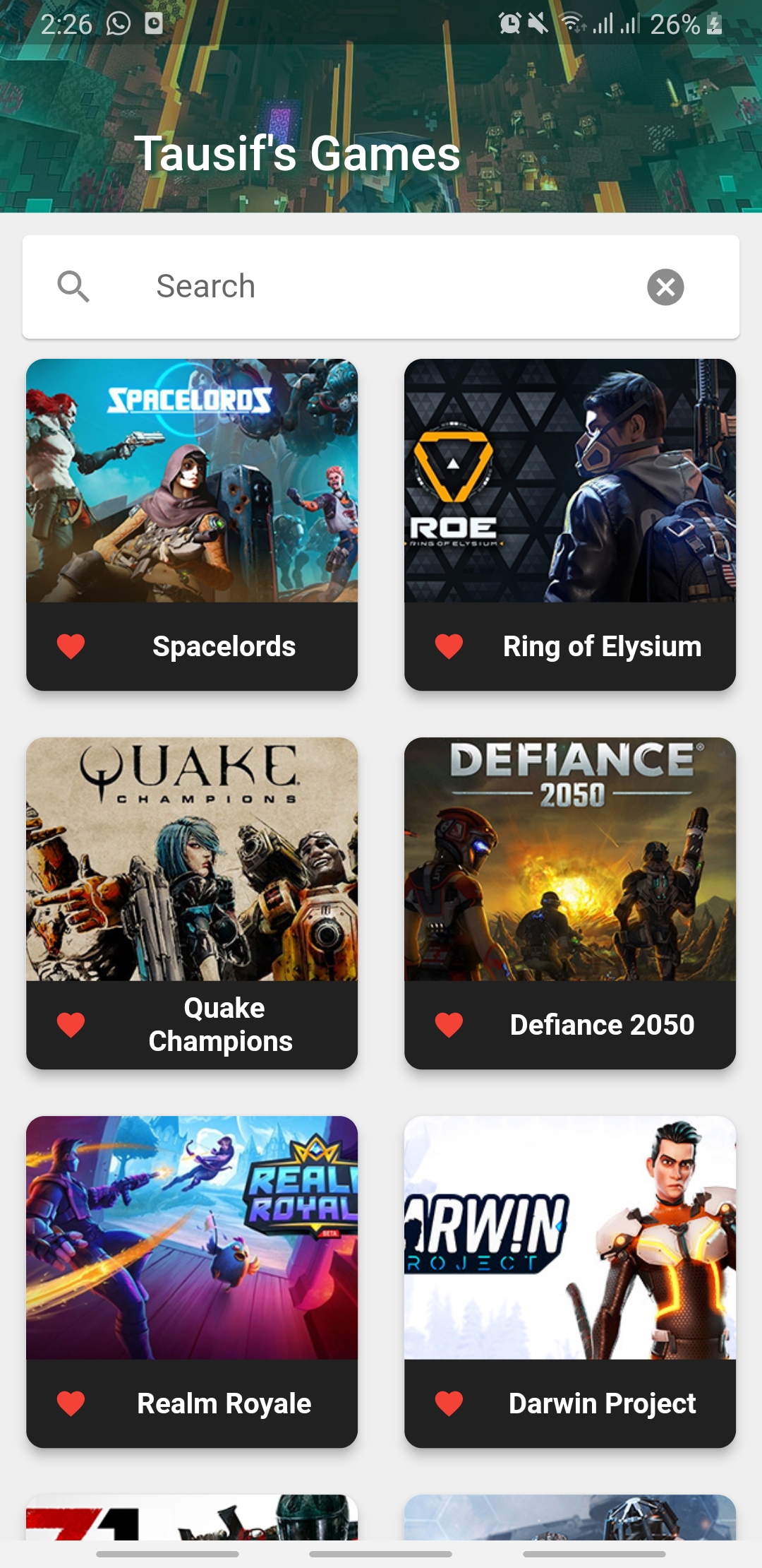 GitHub - TausifTech/Game-Collection-with-Search-Option: This application retrieves JSON data(a ...