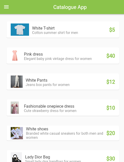 GitHub - Apekshya010/Catalogue_app: Flutter project