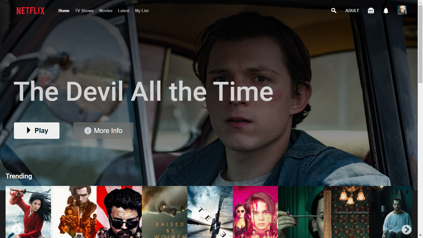 GitHub - kalpesh09com/Netflix-Clone: Created a Netflix-Clone using Angular 10 and The API is ...