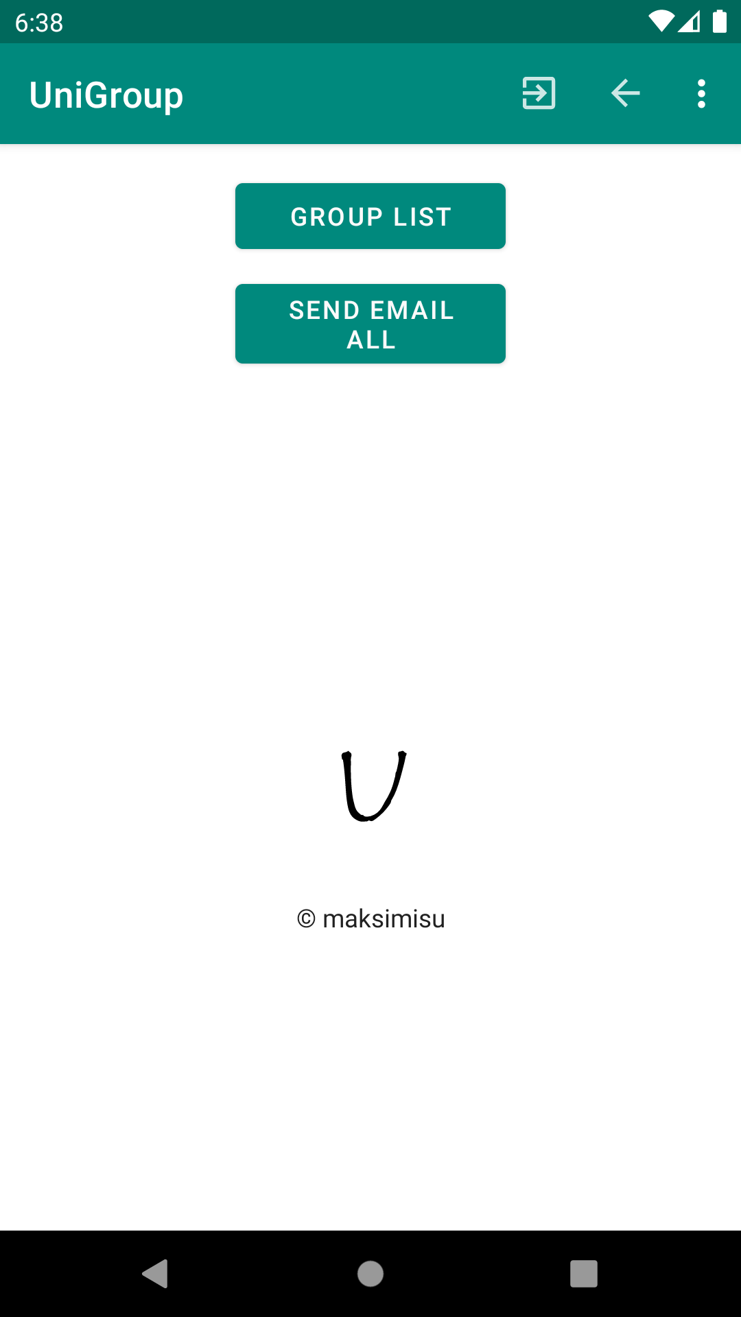 GitHub - maksimisu/UniGroup: Application that saves data in Realtime Database.