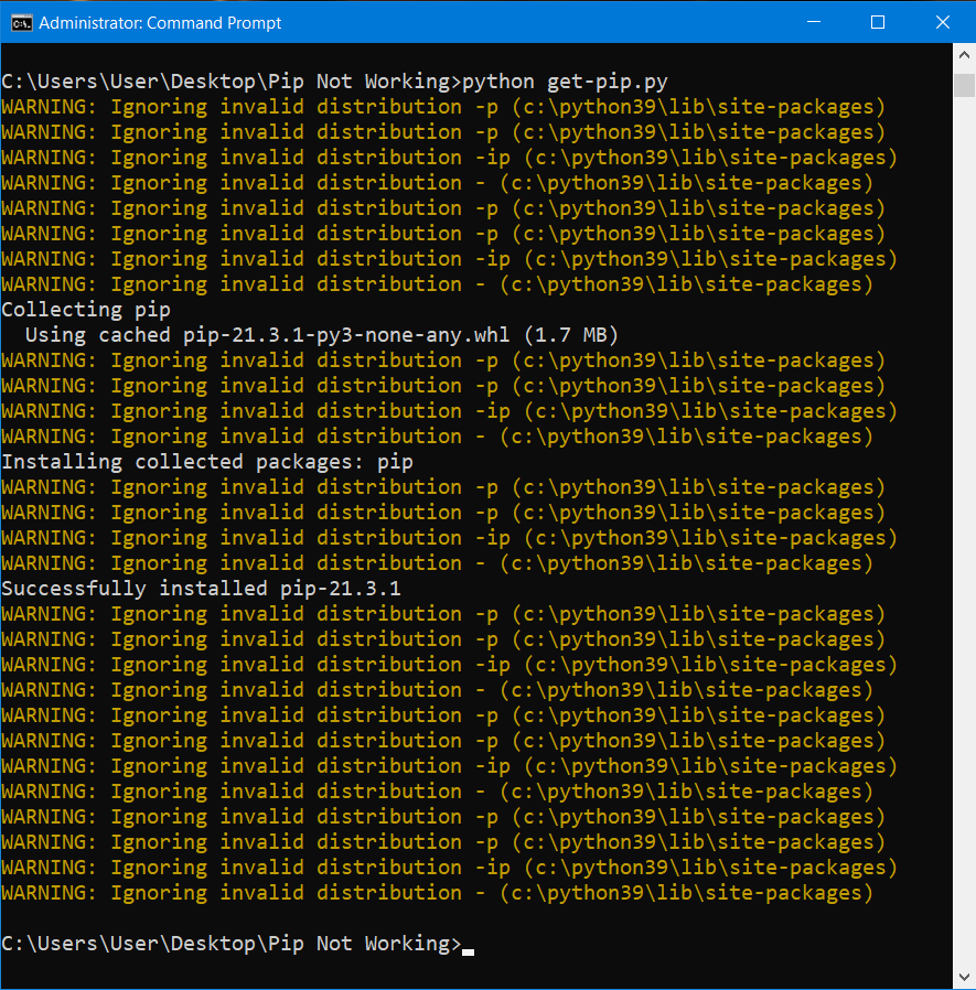 GitHub - AkshatSW/pip-not-working-solved
