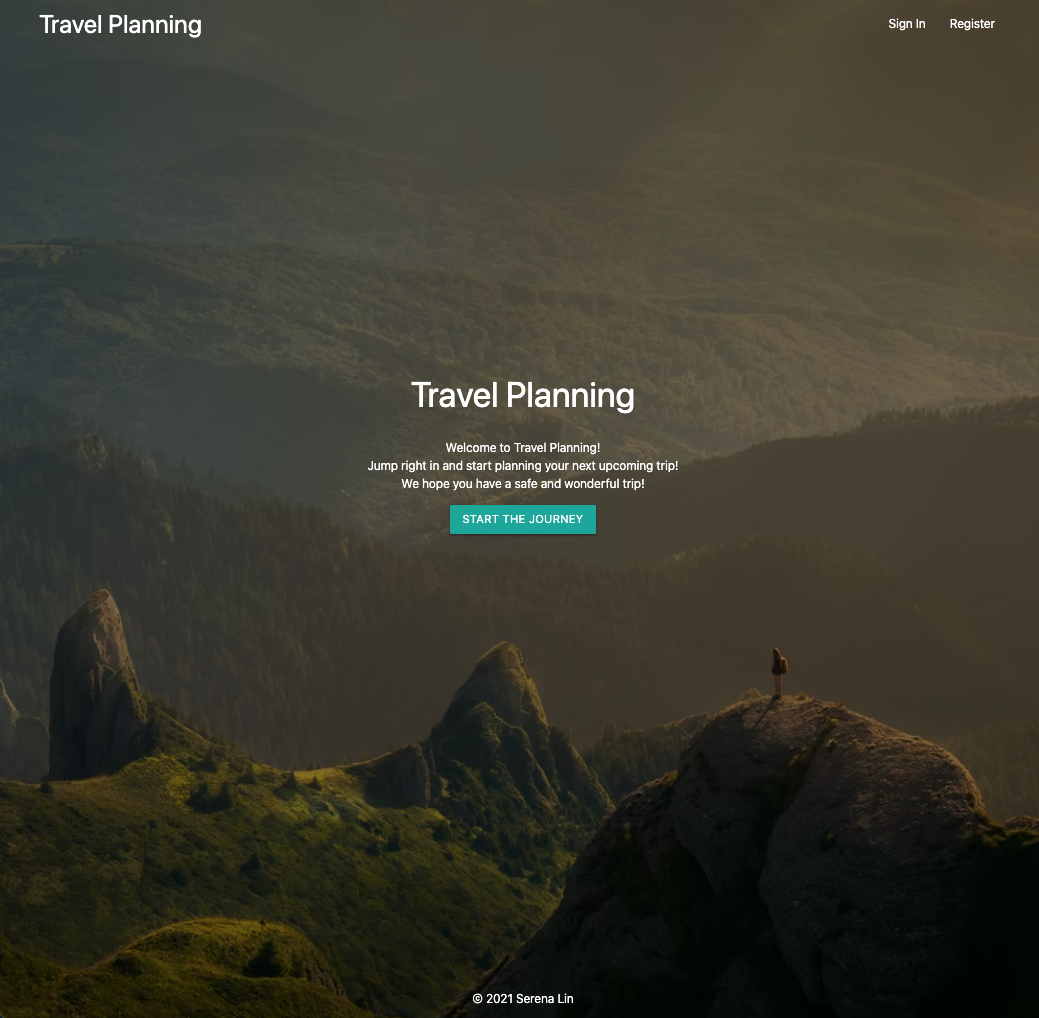 GitHub - serenalin121/travel-planning-app