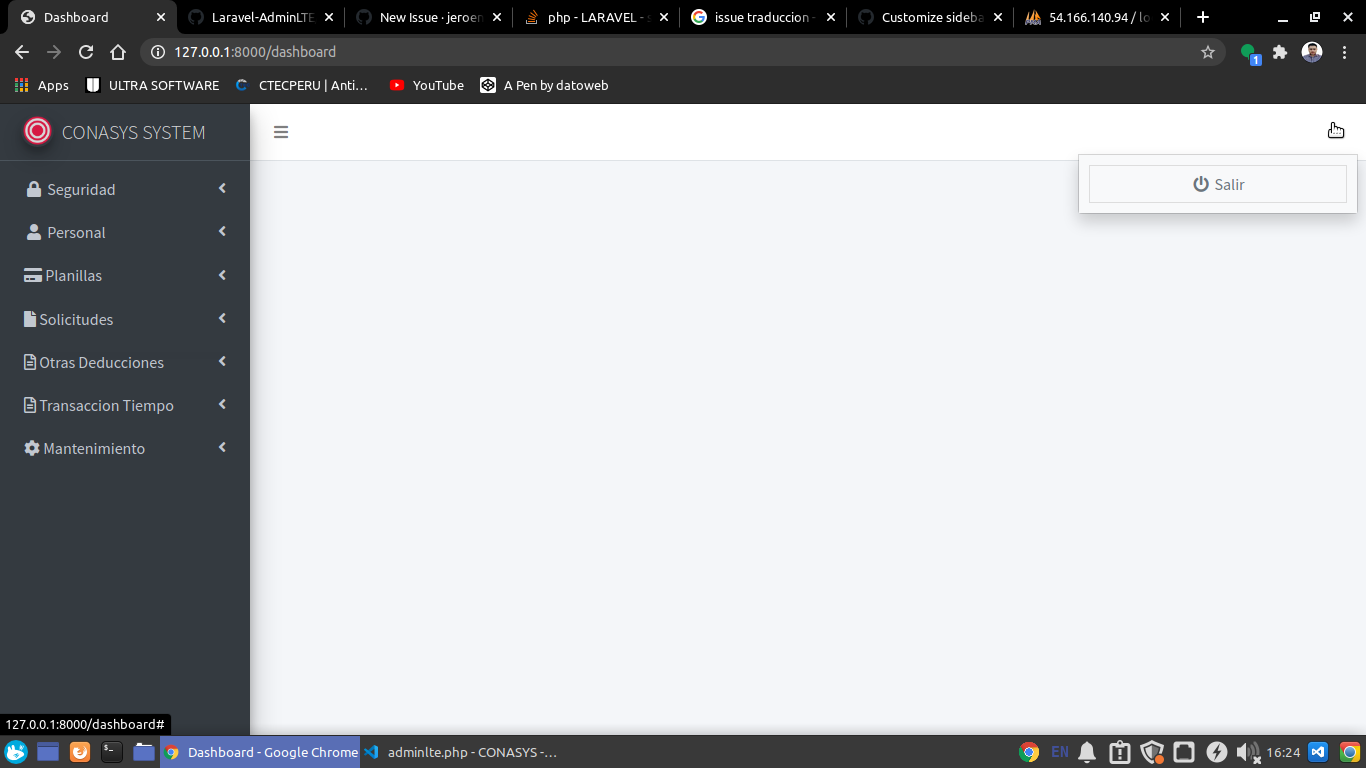 Dispay Usermenu Button With User's name(my field is named in spanish) · Issue #838 · jeroennoten ...