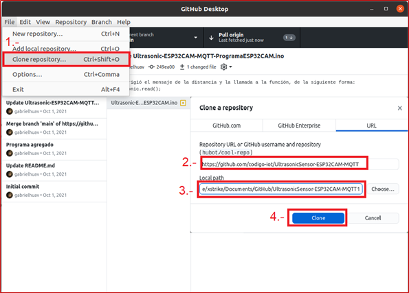 GitHub - gabrielhuav/UltrasonicSensor-ESP32CAM: Programa realizado en la clase del 1 de octubre ...