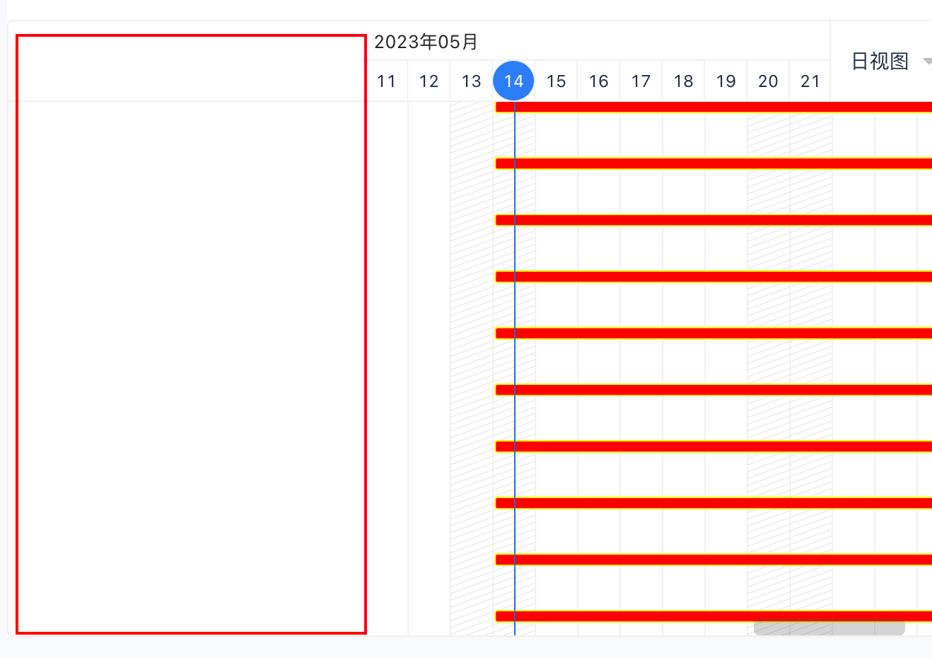 左侧hideTable设置true后，还是保留了空间 · Issue #19 · ahwgs/react-gantt · GitHub