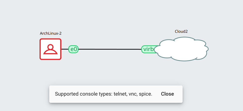 GNS3 web-ui spice+agent and none console type not supported · Issue ...
