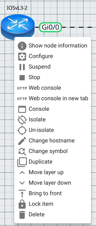 Highlight the current menu item in dropdown menu on mouse over GNS3 web-ui 3.0.0 alpha 1 · Issue ...