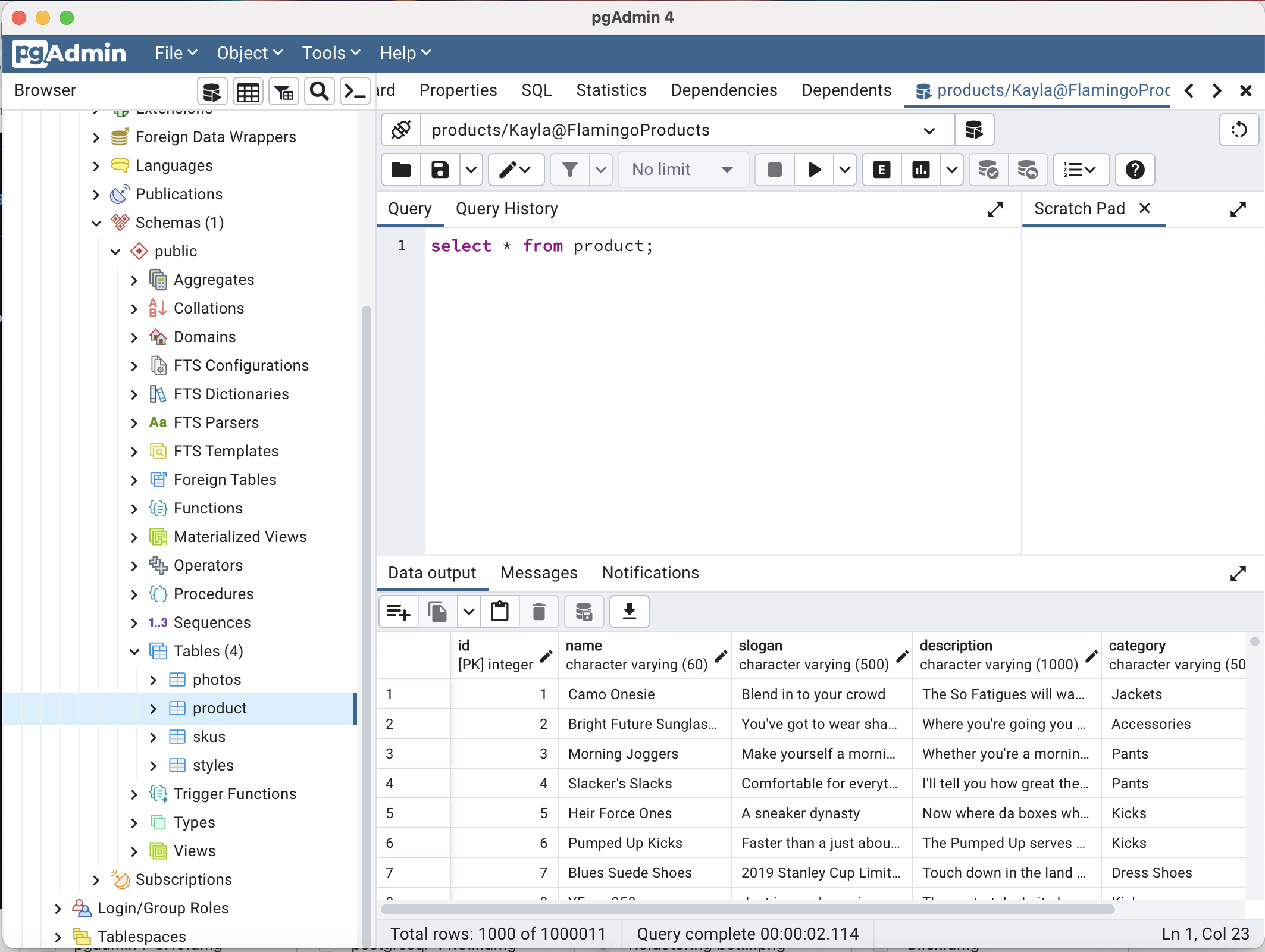 GitHub - Flamingoes-SDC/Products-Database