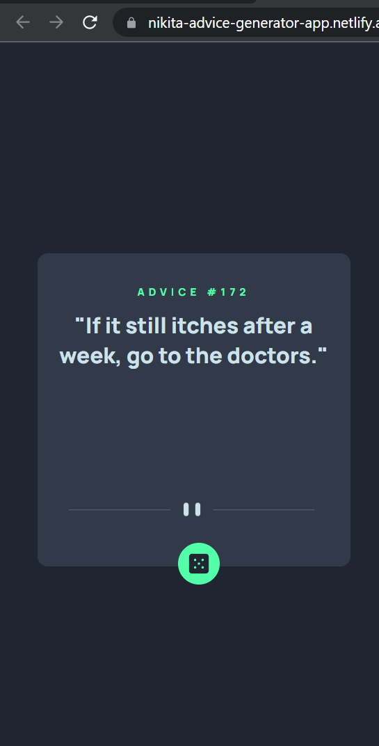 GitHub - 29nikita/advice-generator-app