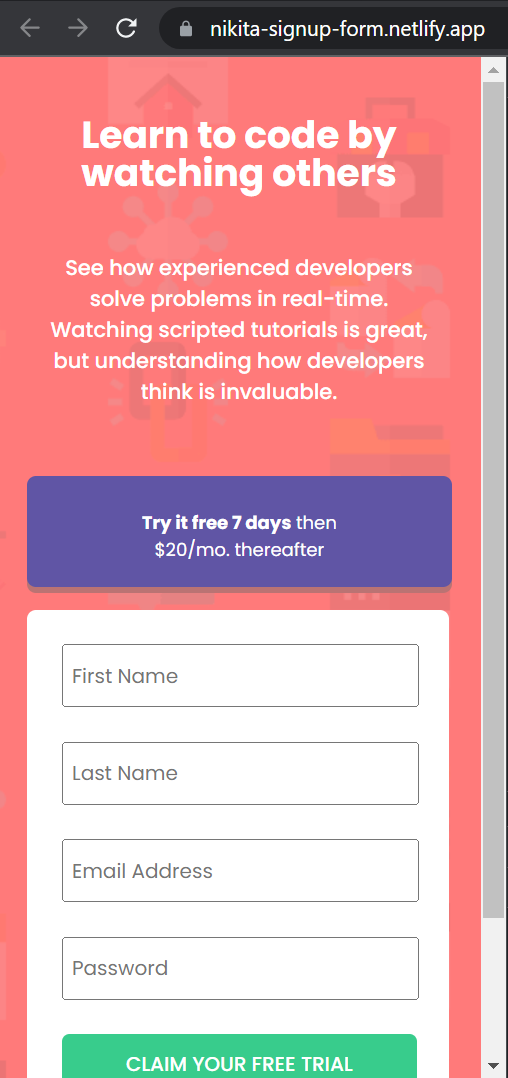GitHub - 29nikita/signup-form