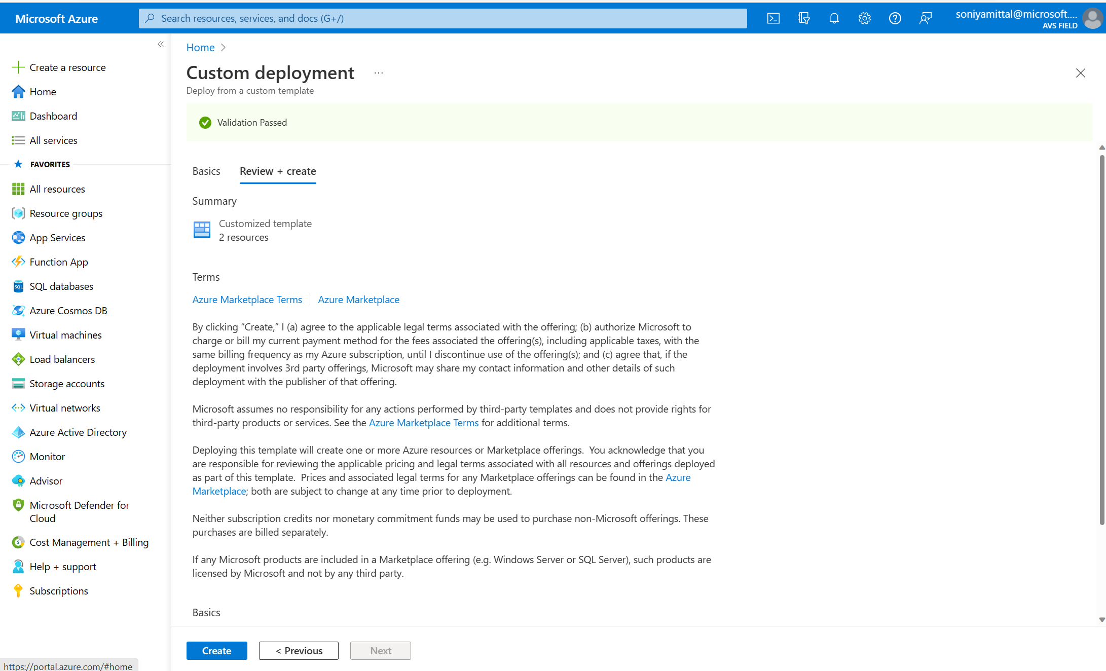AVS Workbook - Terms of service warning" · Issue #160 · Azure/Enterprise-Scale-for-AVS · GitHub