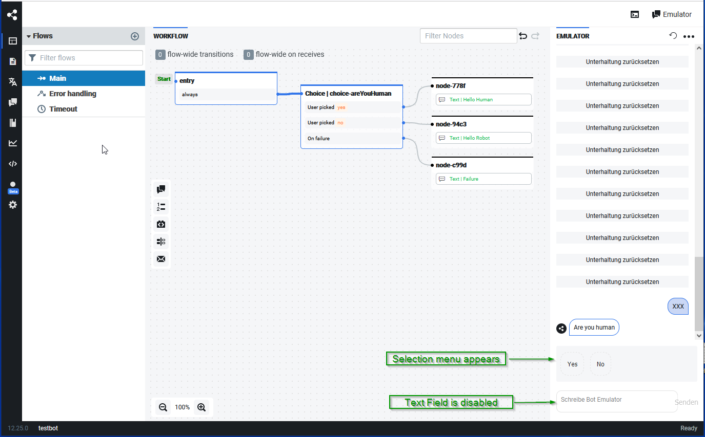 [BUG] Text field remains disabled, although Choice Skill Selection Menu has already disappeared ...