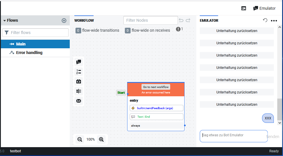 [BUG] Built-In Function sendFeedback doesn't work · Issue #1473 · botpress/v12 · GitHub