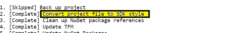 Project is not converted to SDK style as reported in the output · Issue #578 · dotnet/upgrade ...