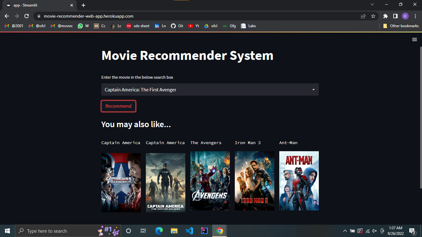 GitHub - okrafae/movies-recommender-system: Loved a movie and want to ...