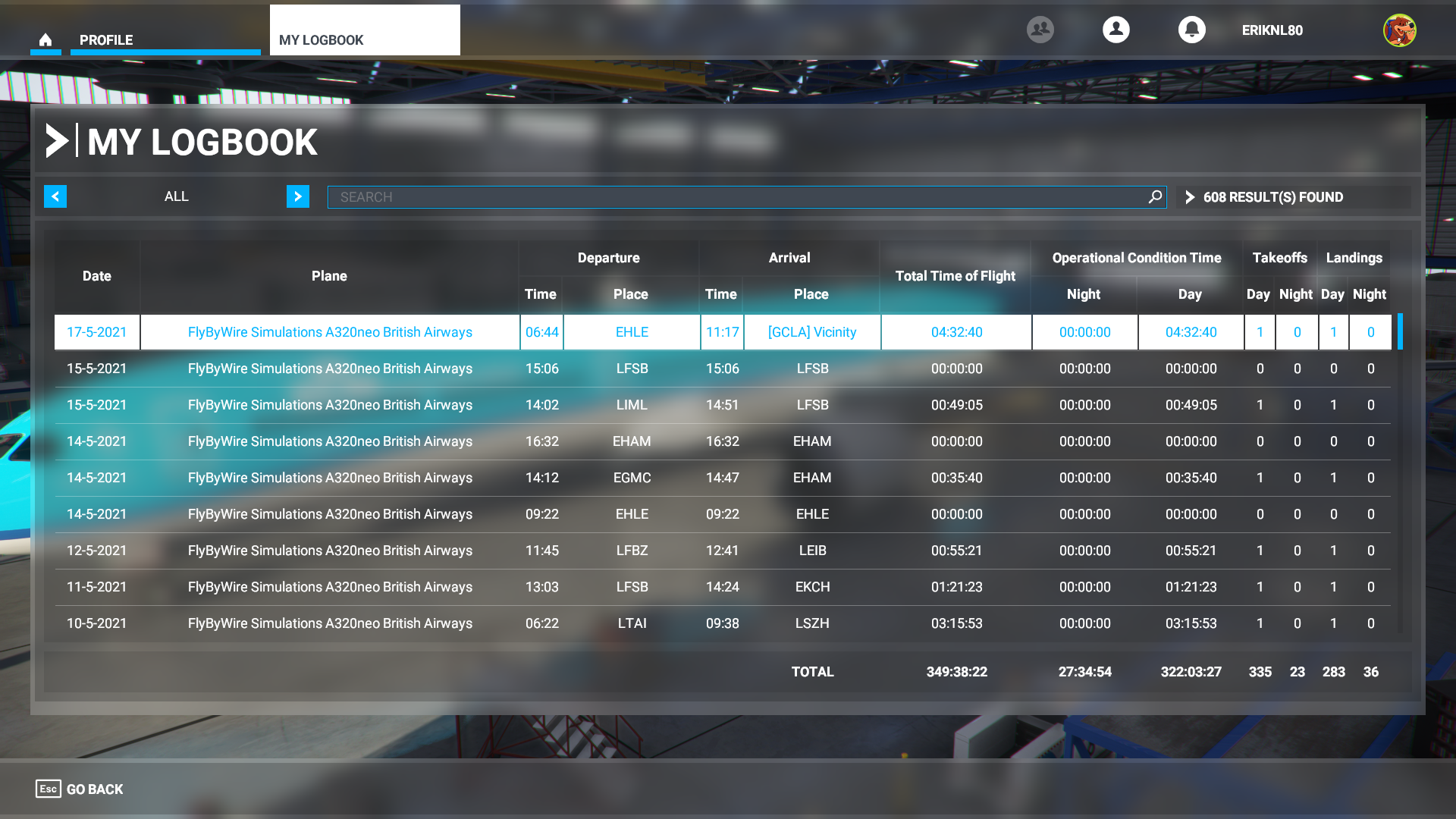 Logbook is always showing FBW title + first livery? · Issue #4853 · flybywiresim/aircraft · GitHub