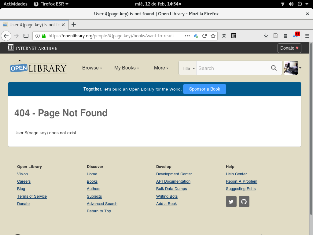 Reading log links are broken · Issue #3025 · internetarchive/openlibrary · GitHub
