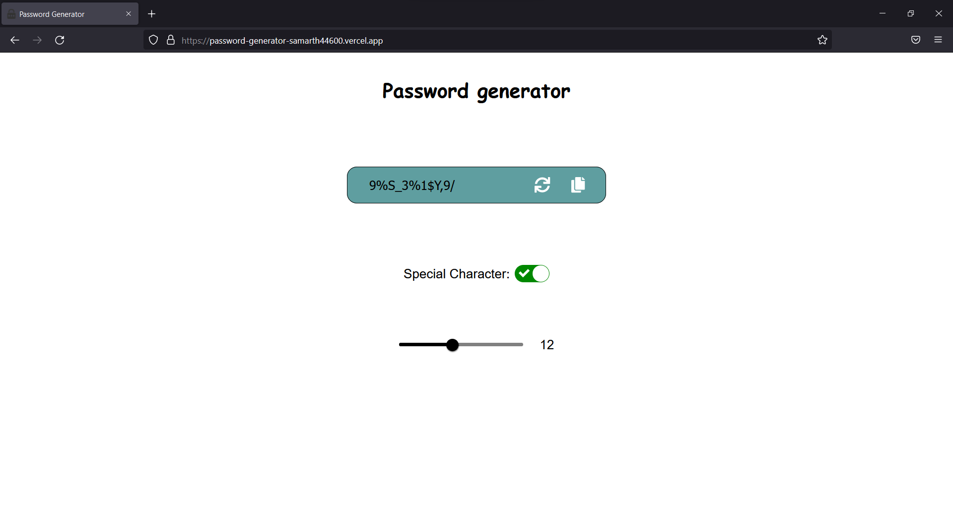 GitHub - samarth44600/password-generator