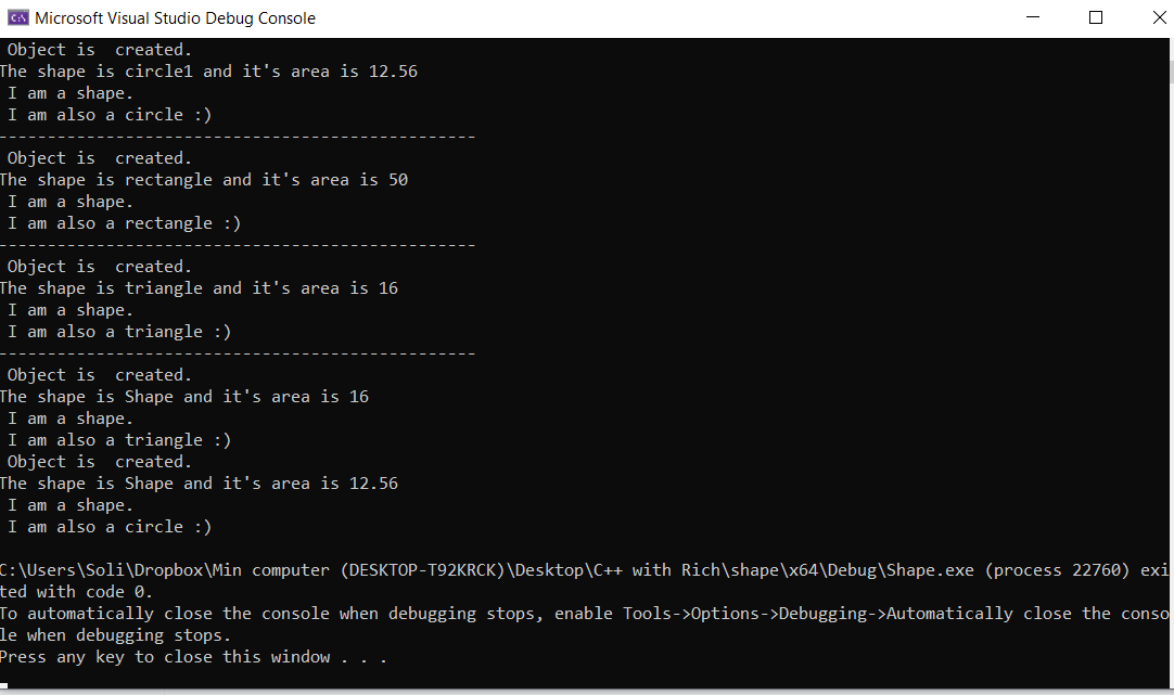 GitHub - ssolmazz/Shape: using inheritance