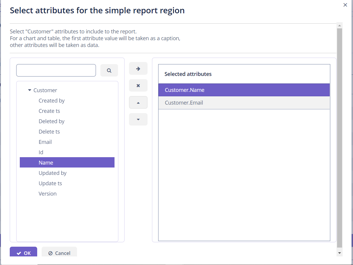 Link button caption is incorrect after changing the order of the selected properties · Issue ...