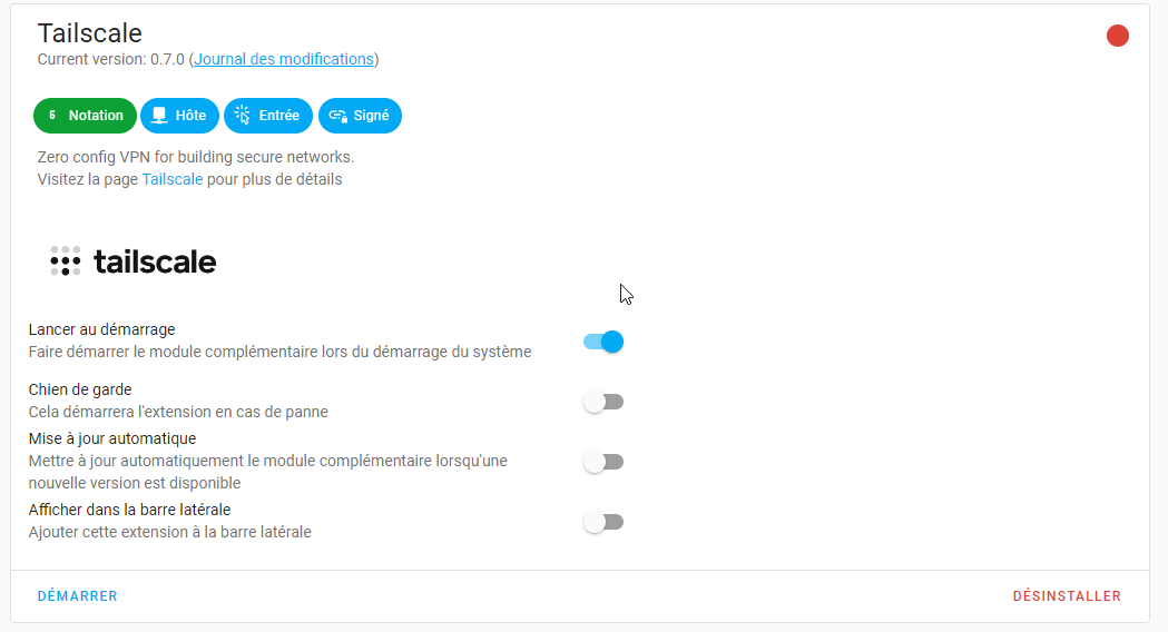 It does not want to start · Issue #115 · hassio-addons/addon-tailscale · GitHub