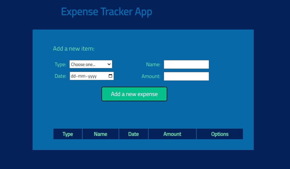 GitHub - piyush0045/expense-tracker-vanilla: An expense tracker Web Application for managing ...