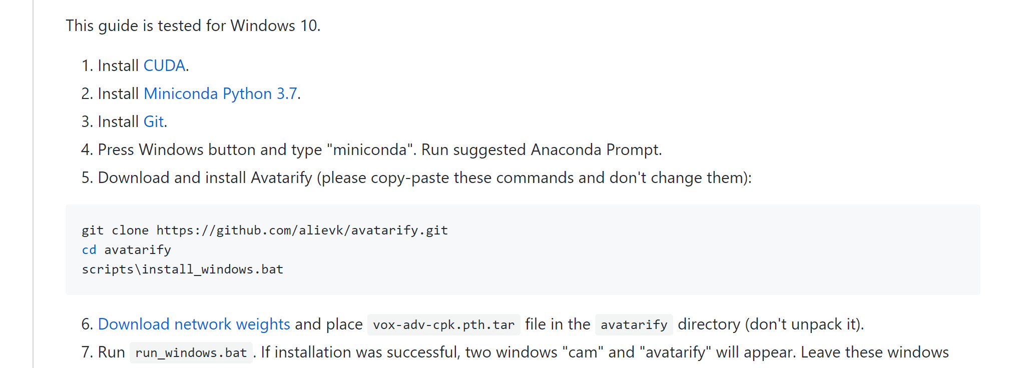 SyntaxError: invalid syntax with run_windows.bat · Issue #100 · alievk/avatarify-python · GitHub