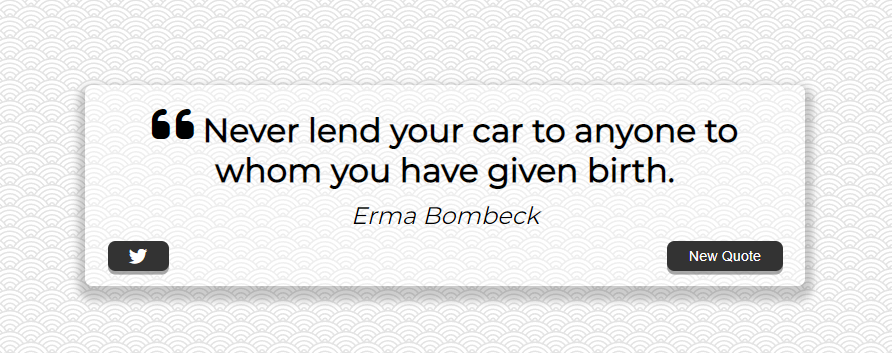 GitHub - TobiasHAG/quote-generator: Quote Generator project with HTML/CSS/JavaScript for the ...