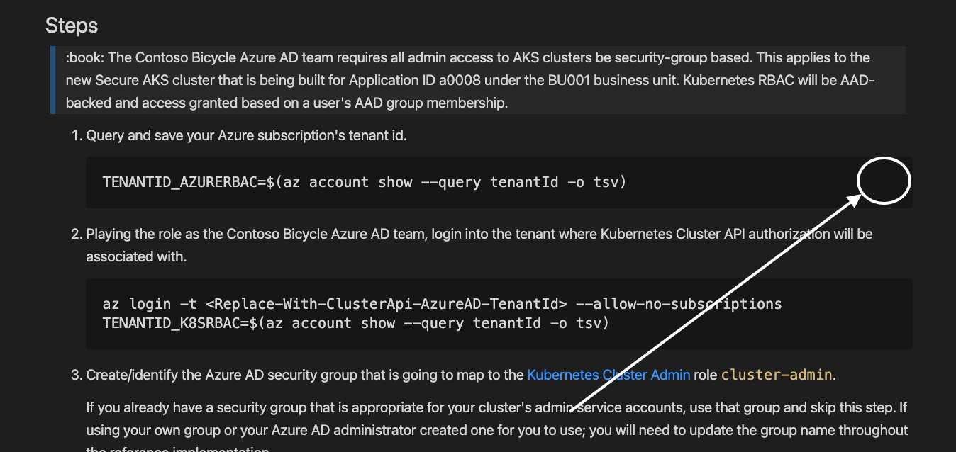 Vscode And Github Codespaces Are Missing Button To Copy Code Fences To The Clipboard In Markdown 