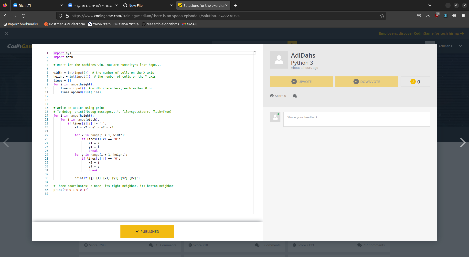 GitHub - AdiDahari/Research_Algo_Ex3