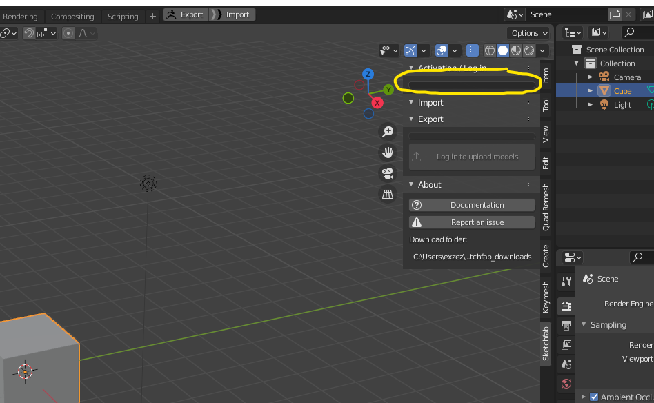 No login option/fields using latest Blender Alpha and Betas · Issue #34 ...