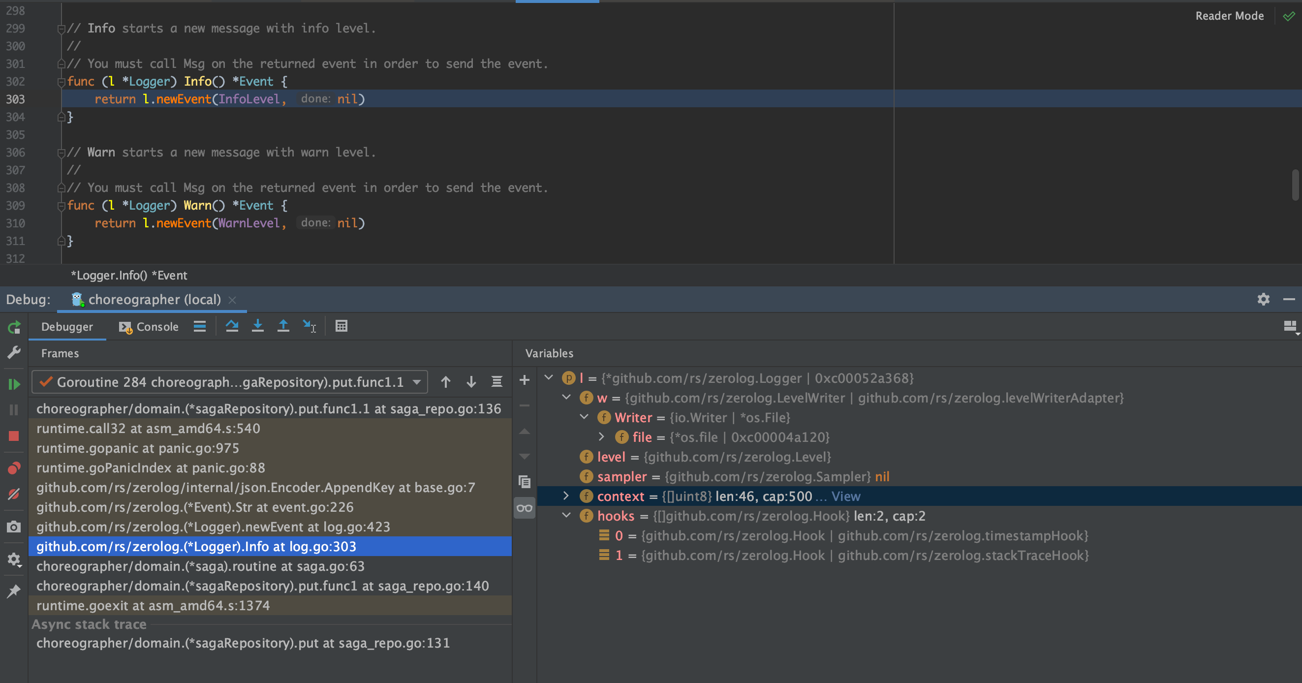 panic: runtime error: index out of range [-1] in AppendKey(...) · Issue #283 · rs/zerolog · GitHub