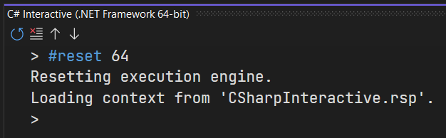 C# Interactive Window should default to .NET Core if the current ...