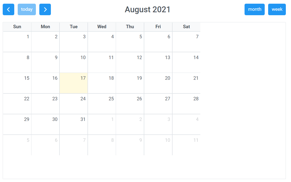 Calendar does not initially resize to fit events rendered with ReactDOM ...