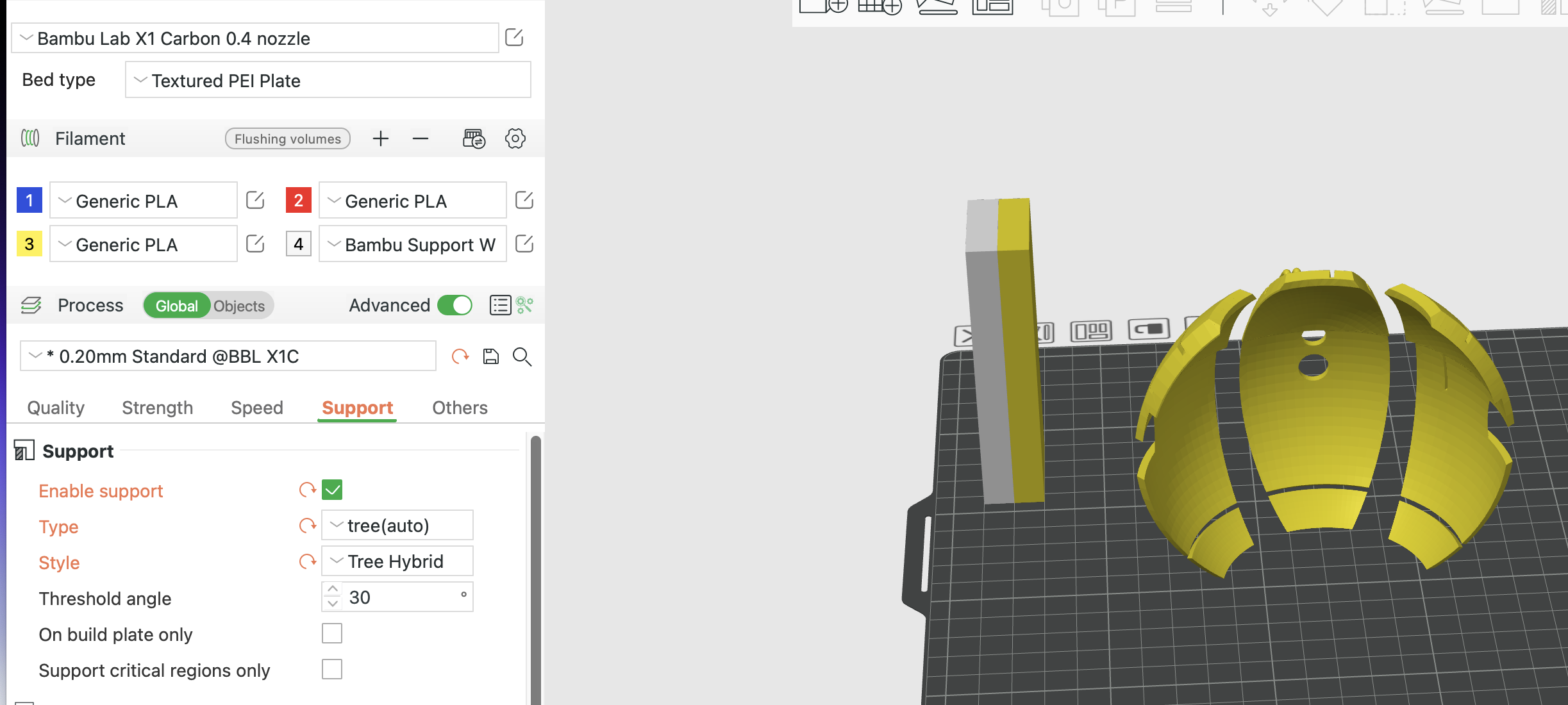 Non-Default Support Interface not working · Issue #1558 · bambulab/BambuStudio · GitHub