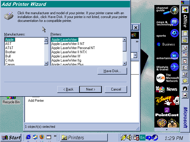 Windows 95 printing · Issue #1131 · 86Box/86Box · GitHub