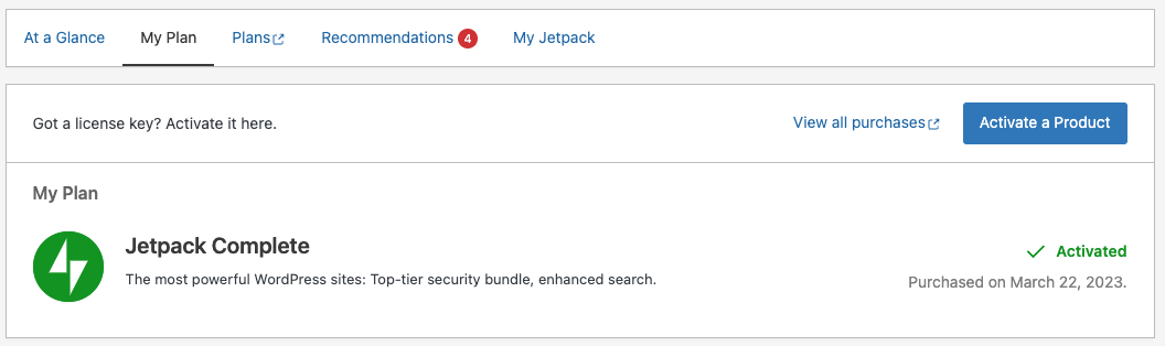 Jetpack > My Plan: Add support for Jetpack Golden Token · Issue #29656 · Automattic/jetpack · GitHub