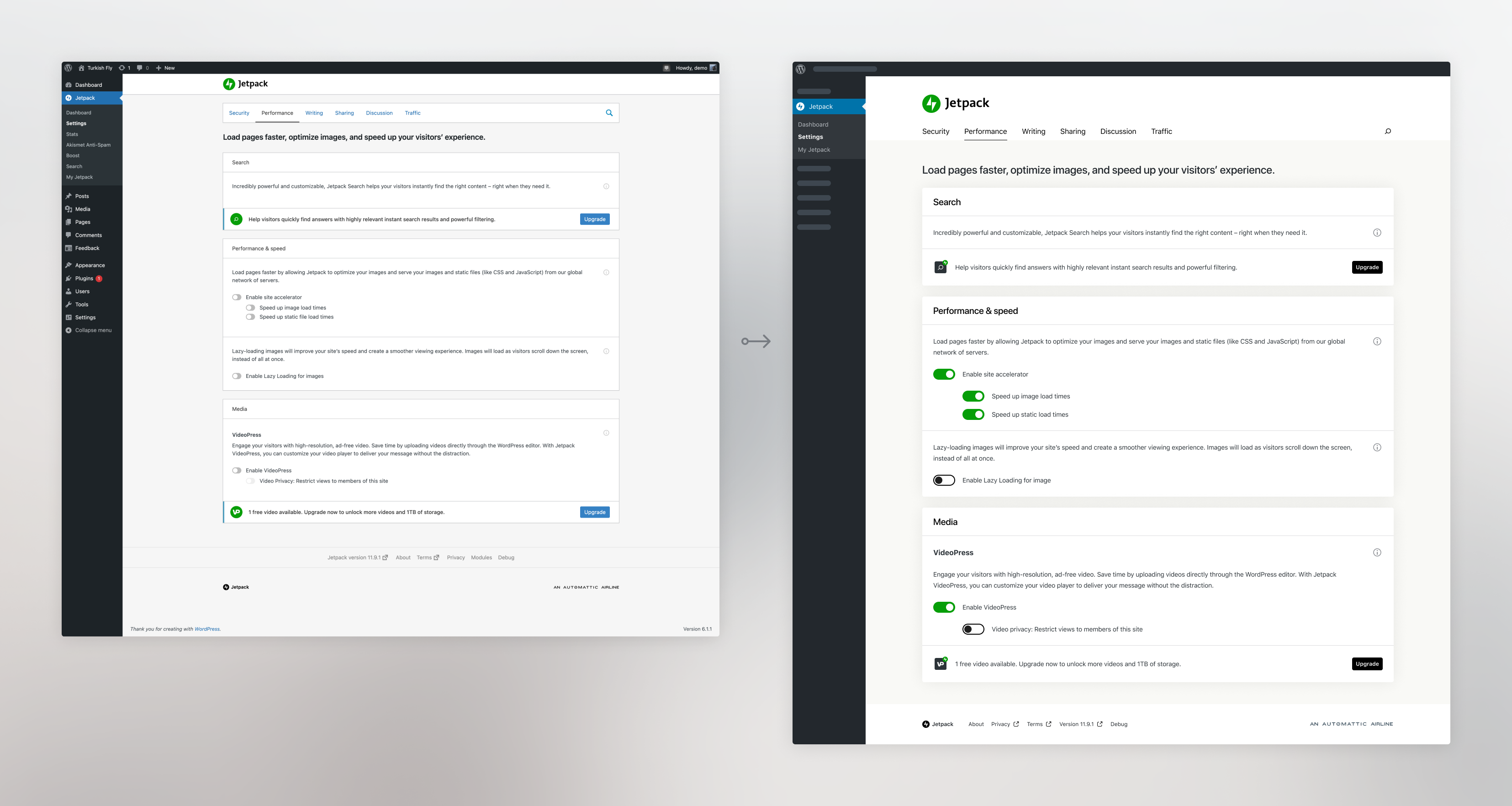 Jetpack Plugin Visual Refresh Settings Routes And Cards · Issue 29835 · Automattic Jetpack