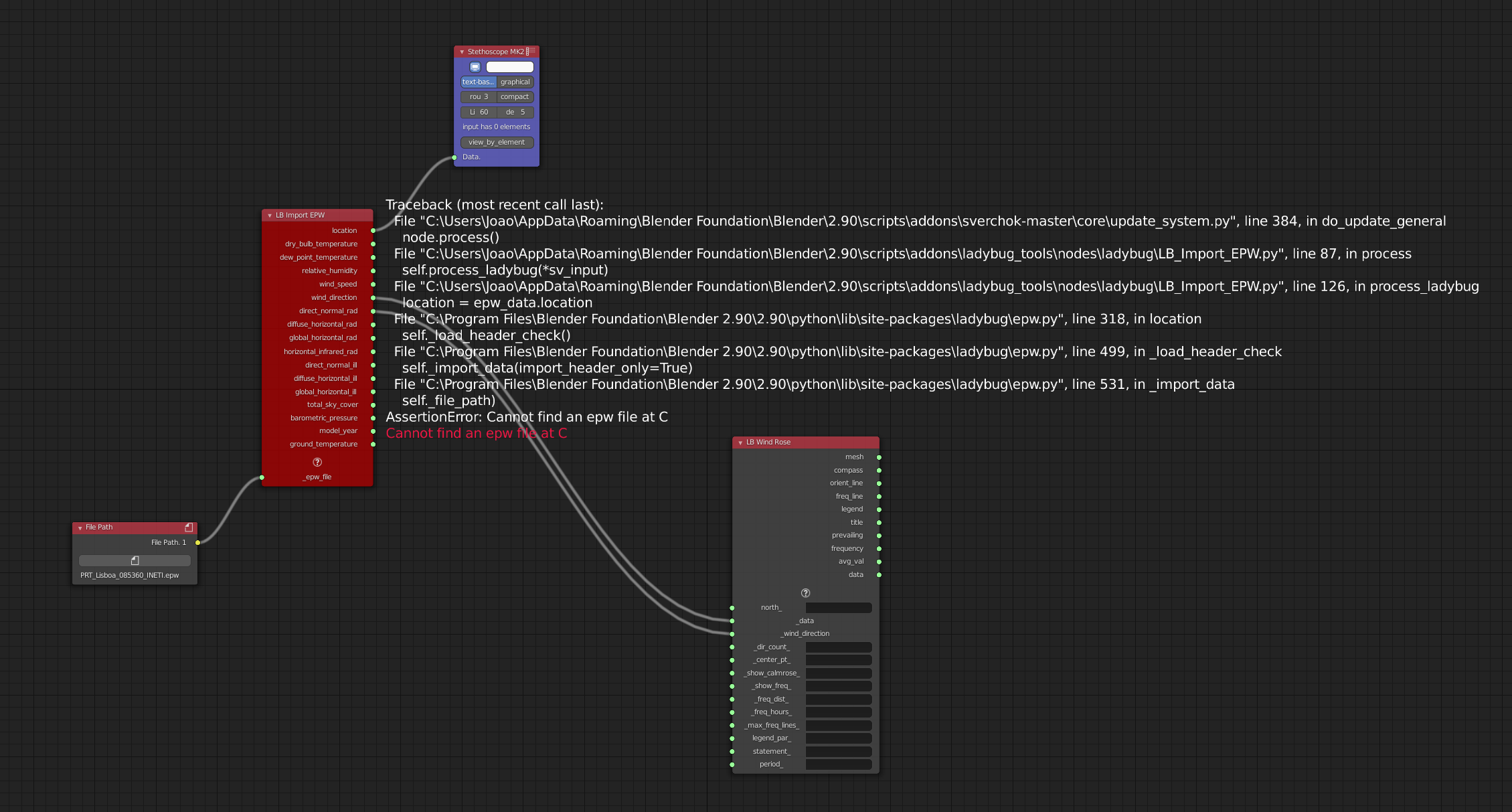 Issue with File Path + LB Import EPW · Issue #24 · ladybug-tools/ladybug-blender · GitHub