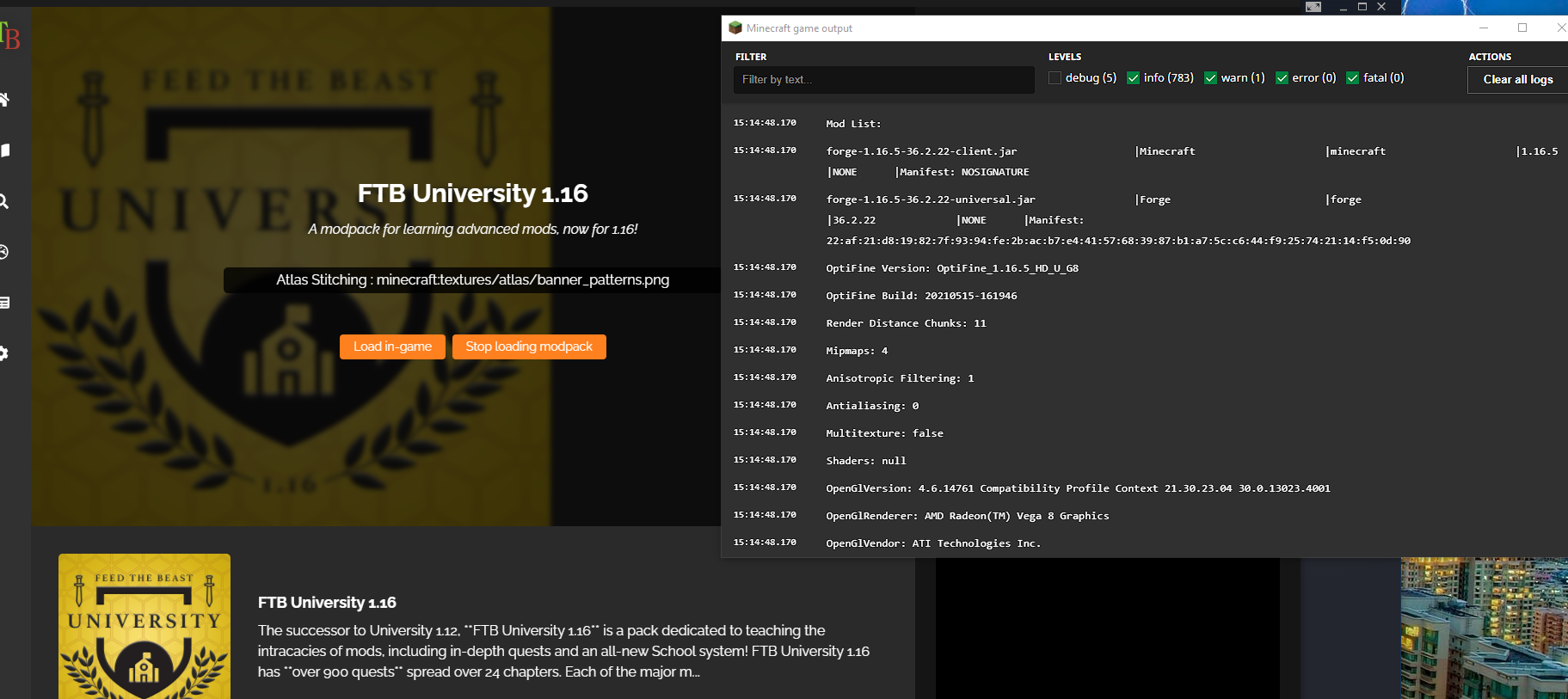Problem downloading and opening mod packs · Issue #532 · FTBTeam/FTB-App · GitHub
