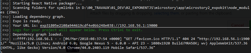 could not load exp://ipaddres+port · Issue #81 · expo/create-react-native-app · GitHub
