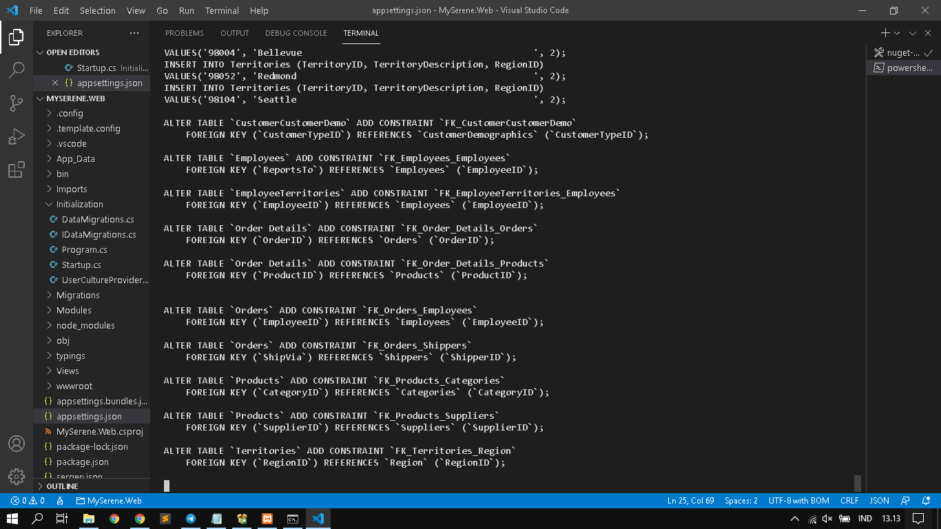 Error Executing Migration Use MySQL · Issue #6100 · serenity-is/Serenity · GitHub