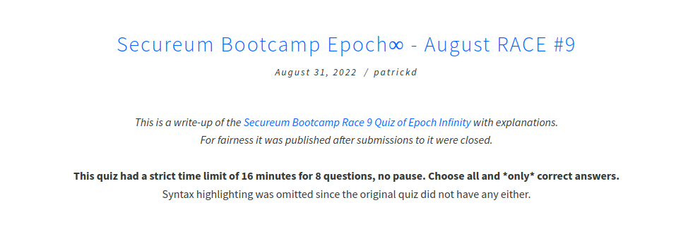 GitHub - 0xumarkhatab/Secureum-Races