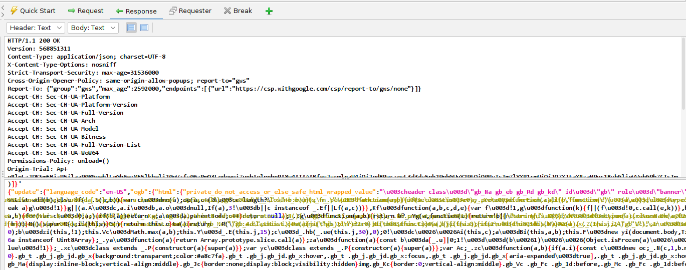 Yellow text in response tab overlapping sometimes if response are long · Issue #8100 · zaproxy ...