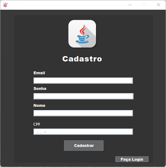 GitHub - joaolanzilotti/Cadastro-e-Login-Java: Projeto Cadastro e Login Feito em Java
