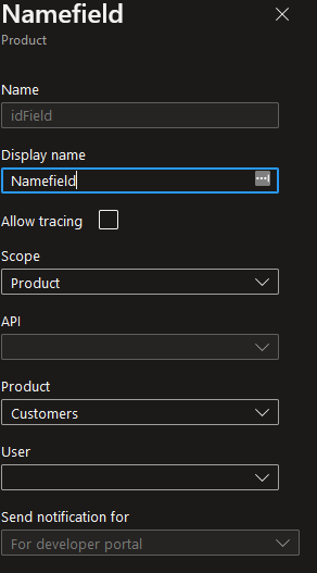 Policy Subscription Attributes And Portal Subscription Field Names Do
